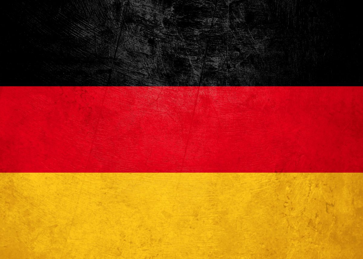 'Flag of Germany on Wall' Poster by Angelos Zachariou | Displate