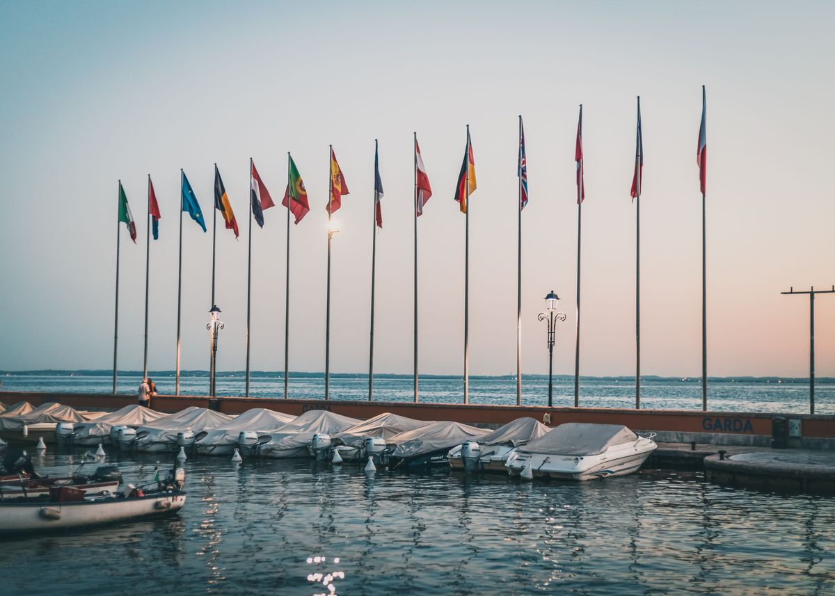 'Lake of Garda' Poster by Gianluca Pugliese | Displate