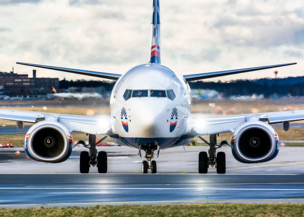 'Boeing 737 Sunexpress' Poster, picture, metal print, paint by ...