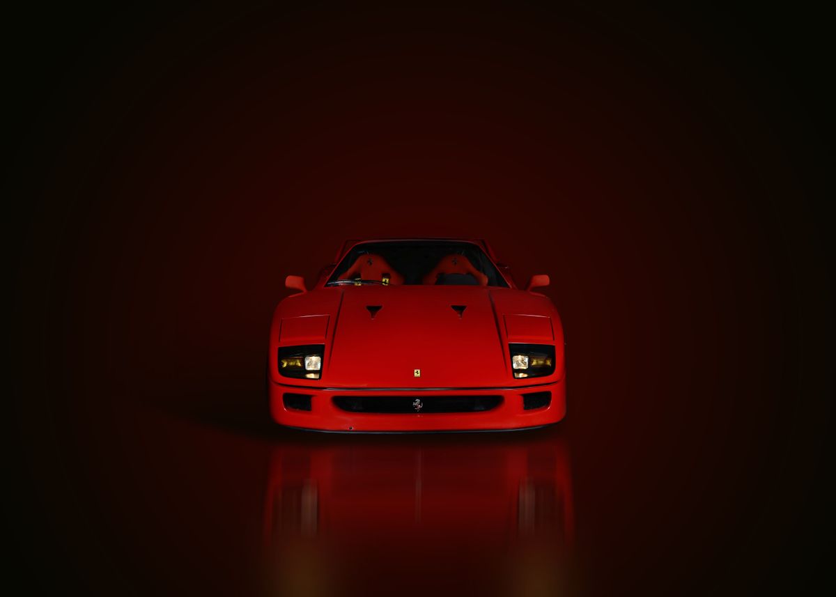 'Studio F40' Poster by Rollz | Displate