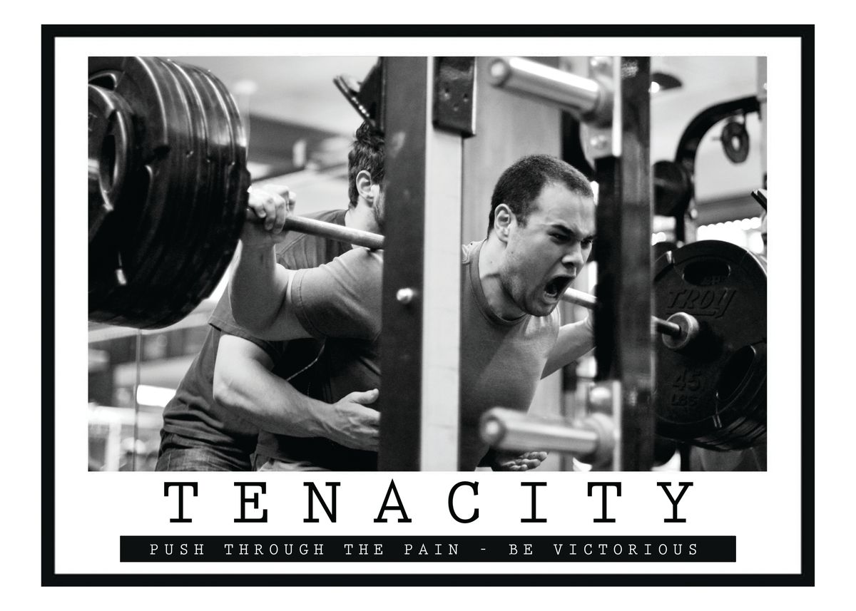 'Tenacity' Poster, picture, metal print, paint by CHAN | Displate