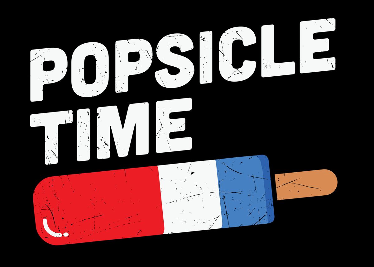 'Summer Popsicle Time Bomb ' Poster, picture, metal print, paint by ...