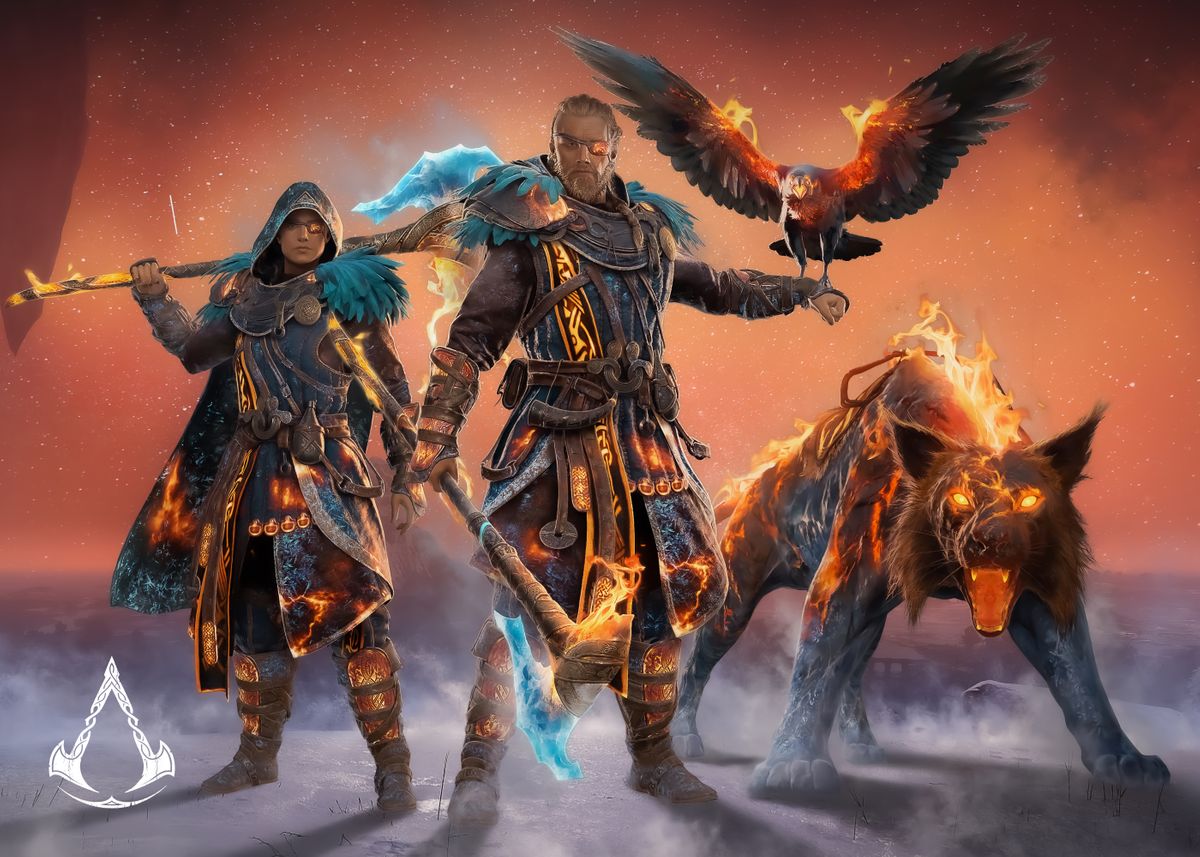 'Ragnarok Key Art' Poster, picture, metal print, paint by Assassin's ...