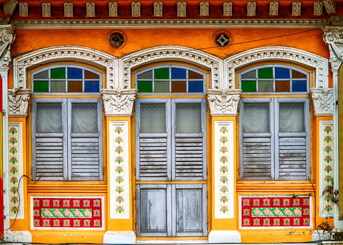 'The Singapore Shophouse' Poster by John Callahan | Displate