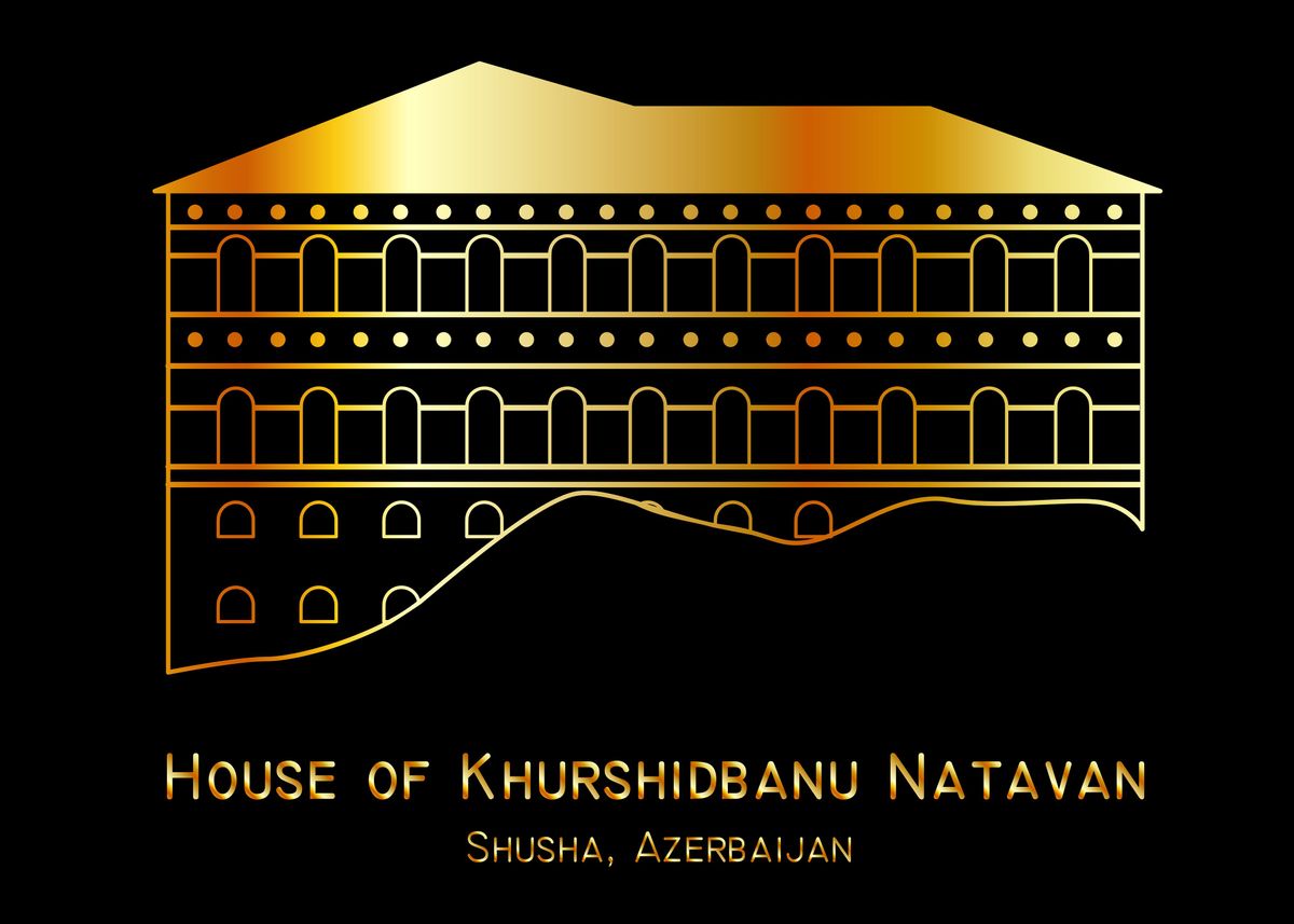 'Ruins of a House in Shusha' Poster, picture, metal print, paint by ...