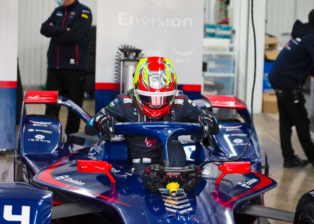 'Robi Frijns Envision FE' Poster by F1Photography | Displate