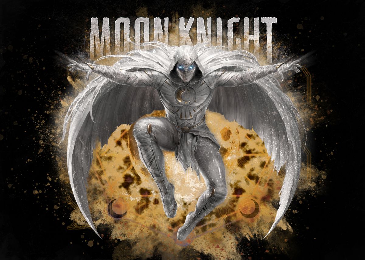 'Moon Knight' Poster, picture, metal print, paint by Marvel | Displate