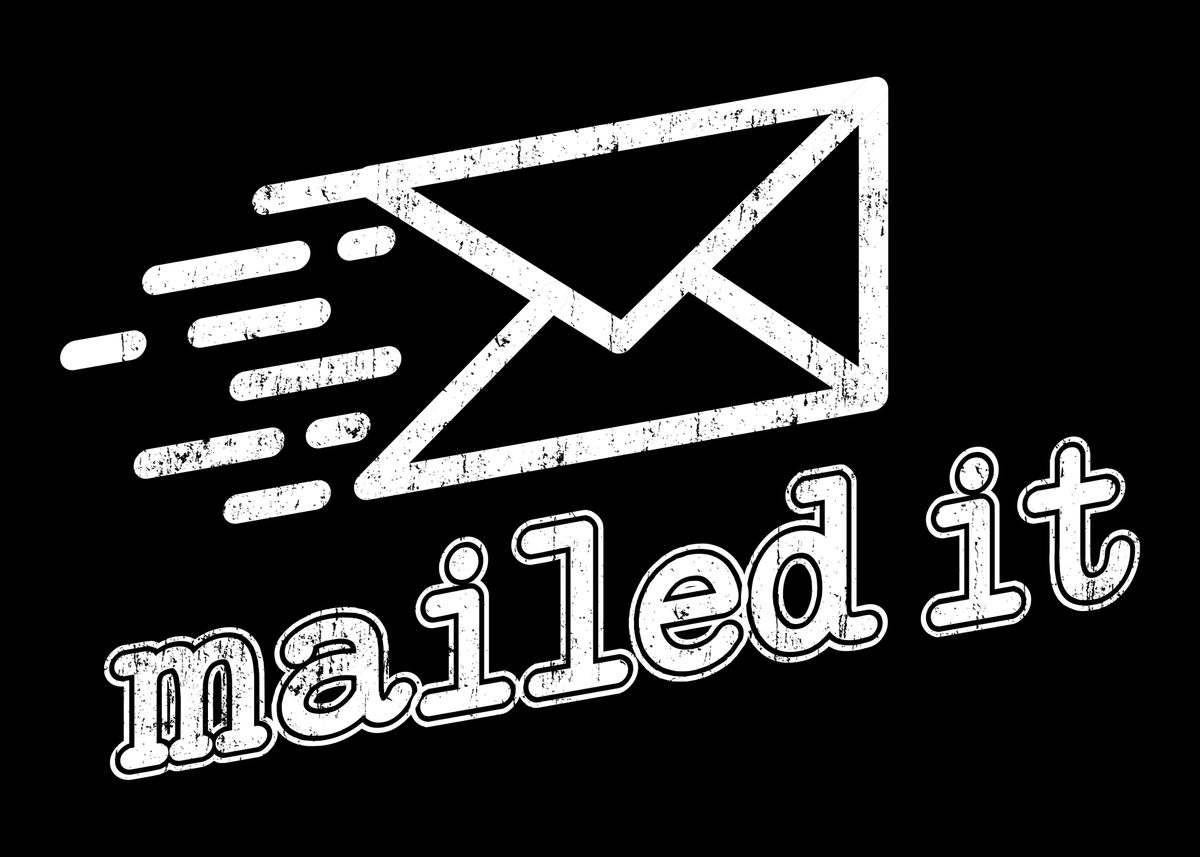 'Mailman Postal Worker Mail' Poster by CrazySquirrel | Displate