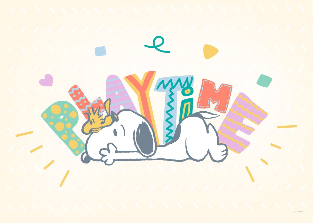 'Playtime' Poster by Peanuts | Displate