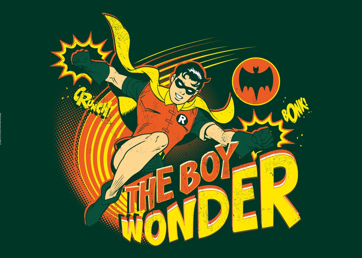 'The boy wonder' Poster, picture, metal print, paint by DC Comics ...