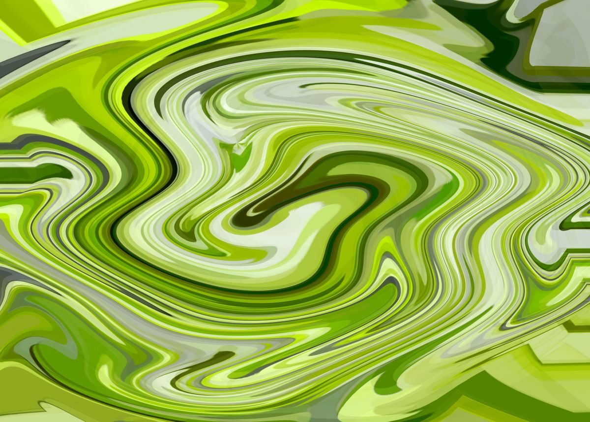 'Abstract Ripple Face' Poster by Gani Bijish | Displate