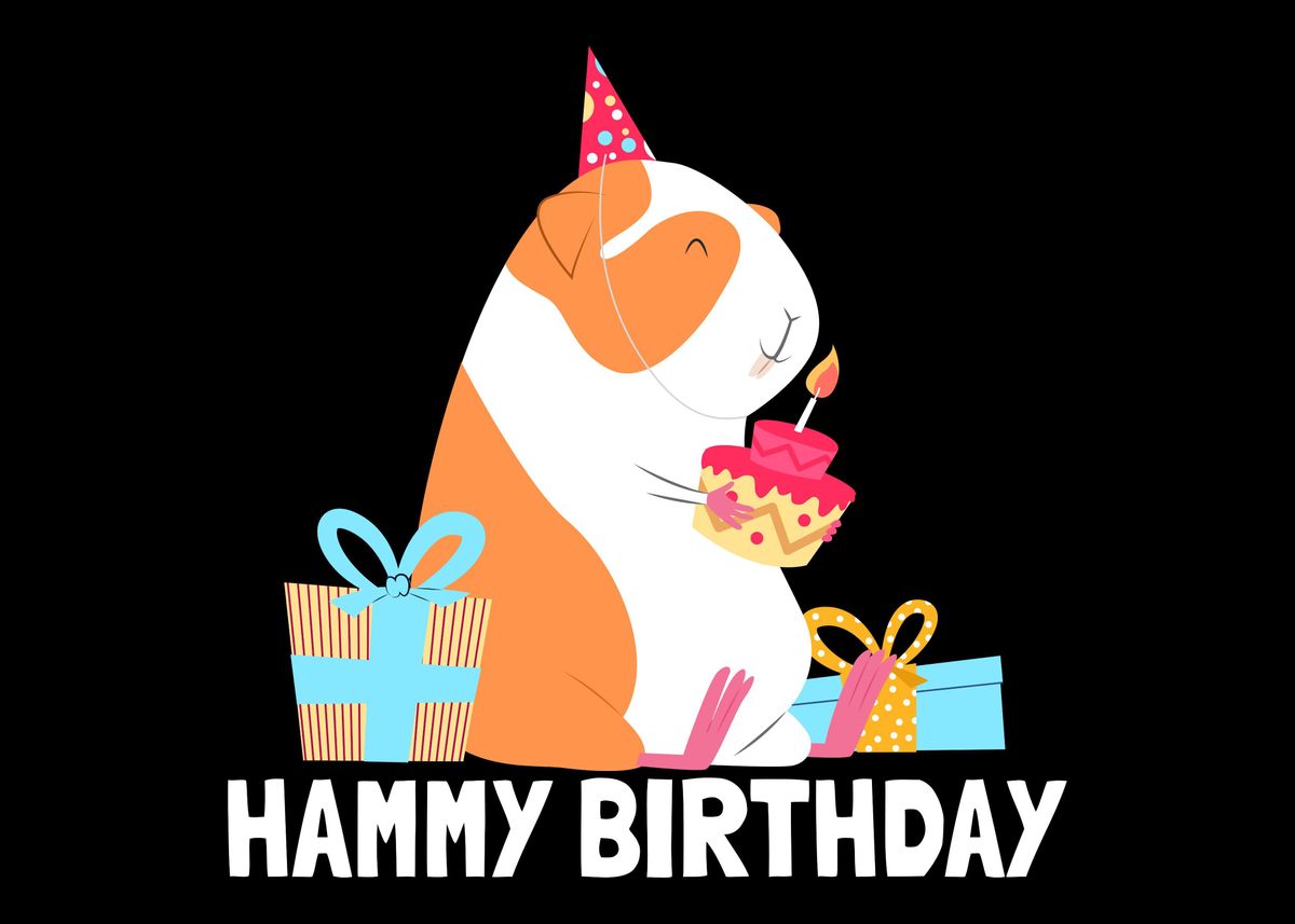 'Hamster' Poster by CrazySquirrel | Displate