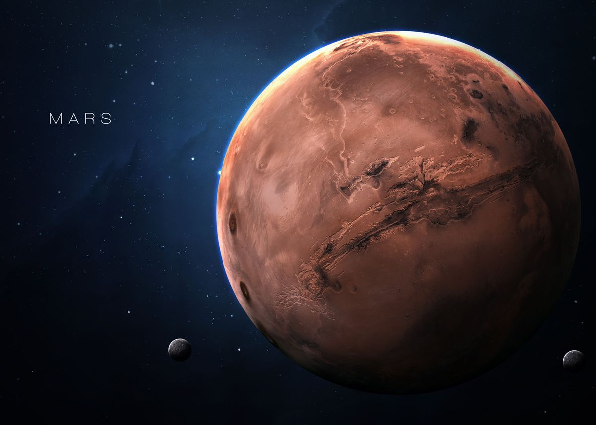 'Mars' Poster by Nonchalant | Displate