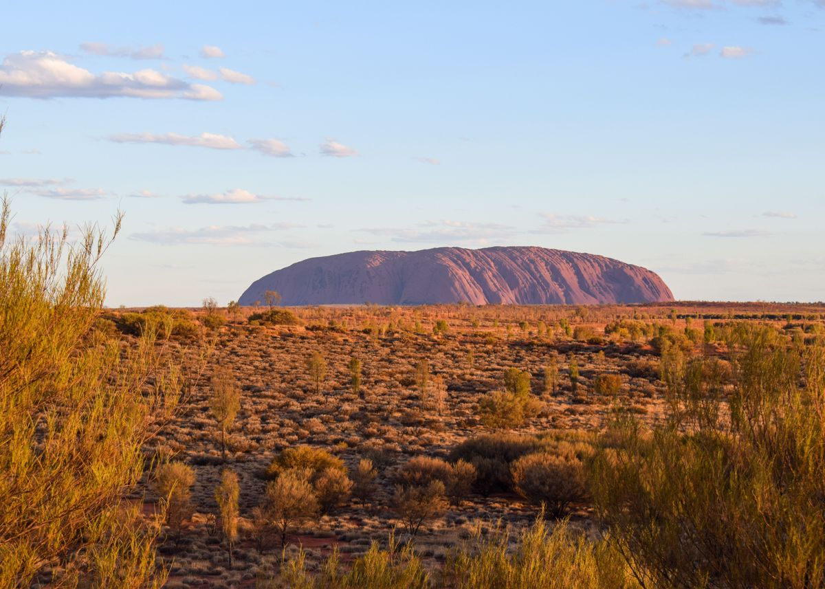'Ayers Rock' Poster, picture, metal print, paint by Frederik Haxthausen ...