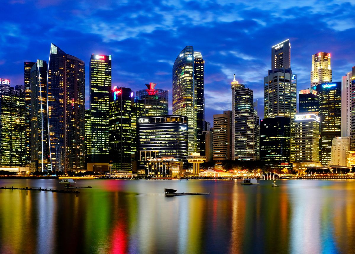 'Downtown core' Poster, picture, metal print, paint by Fabrizio Troiani ...