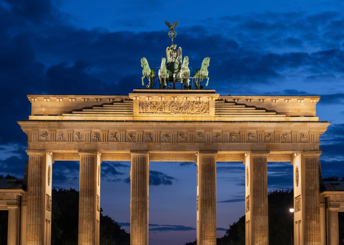 'The Brandenburg Gate' Poster by Socratubik | Displate