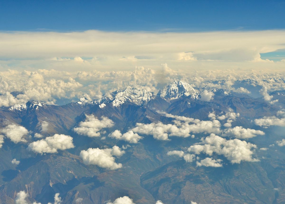 'Andes' Poster, picture, metal print, paint by Ves Jako | Displate