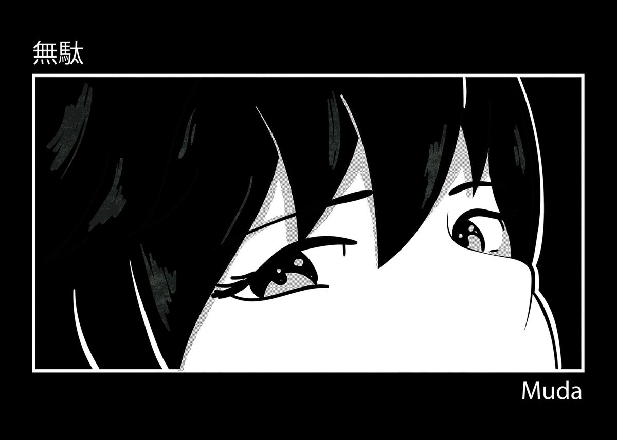 'Japanese Muda Anime Boy' Poster, picture, metal print, paint by ...