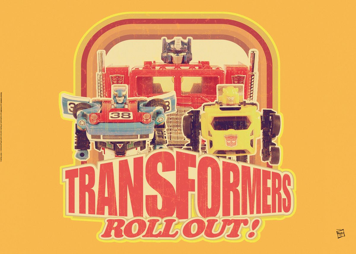 'Transformers roll out!' Poster, picture, metal print, paint by ...