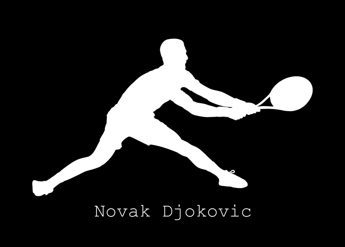 'Novak Djokovic ' Poster by renArt | Displate
