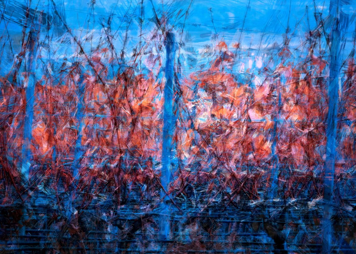 'Fire vines artwork' Poster, picture, metal print, paint by Ingo ...