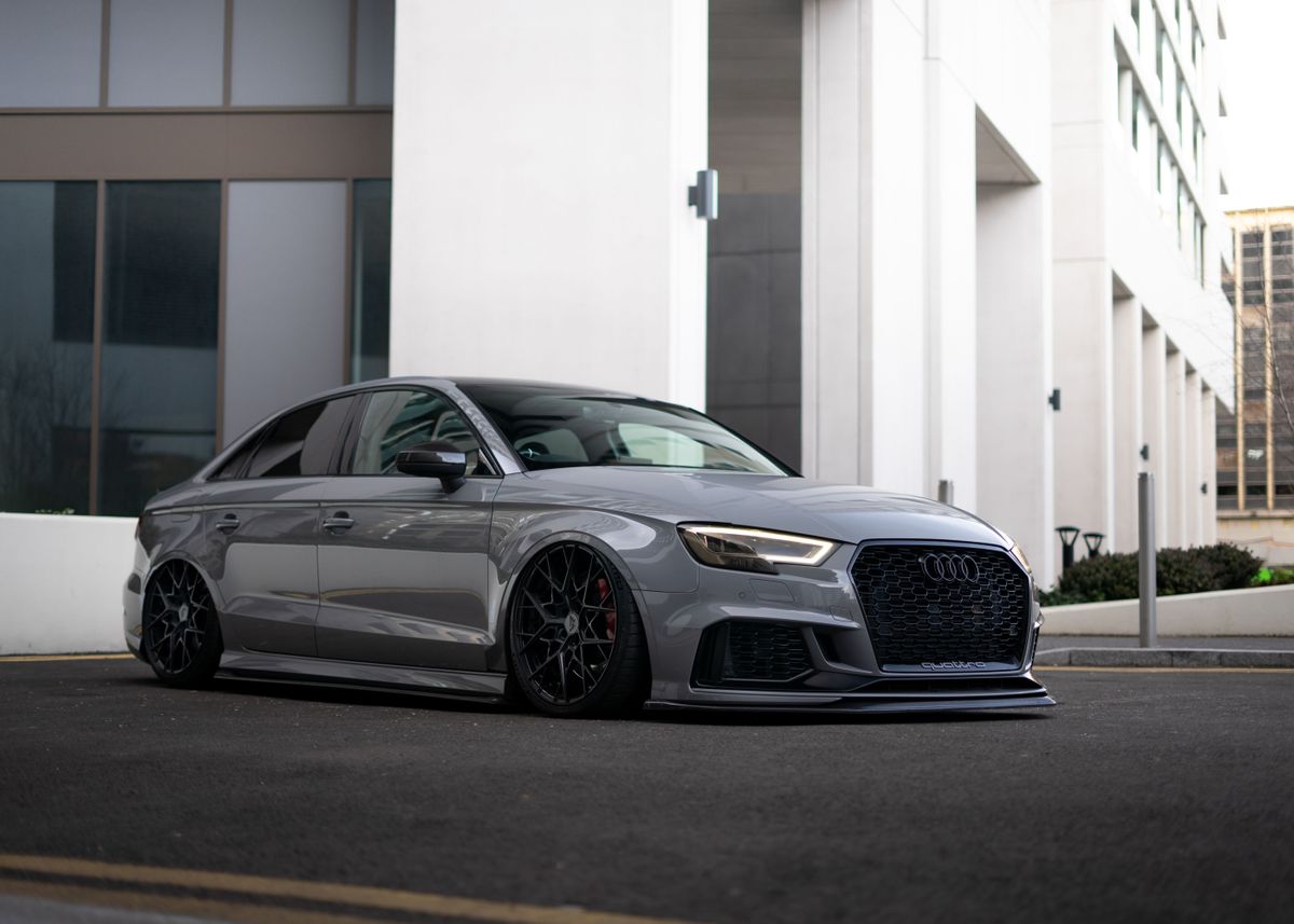 'RS3 Audi ' Poster, picture, metal print, paint by vividdepth | Displate