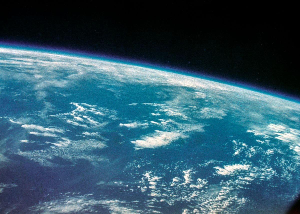 'Earth view from Space ' Poster by Stephen Bredenkamp | Displate