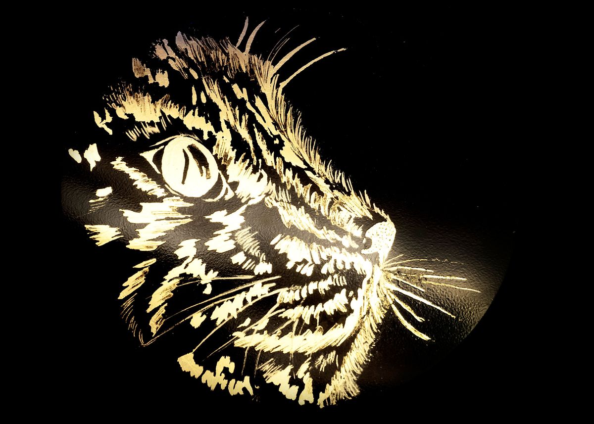 'Feral Power' Poster, picture, metal print, paint by Olga Rogovets ...