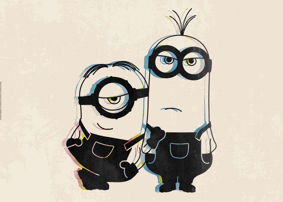 'Kevin and Stuart' Poster by Minions | Displate