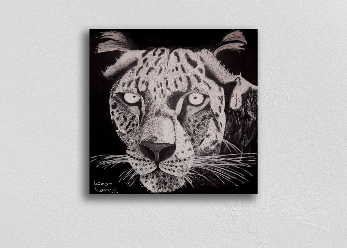 'Excuse me' Poster, picture, metal print, paint by Leon Combrink | Displate