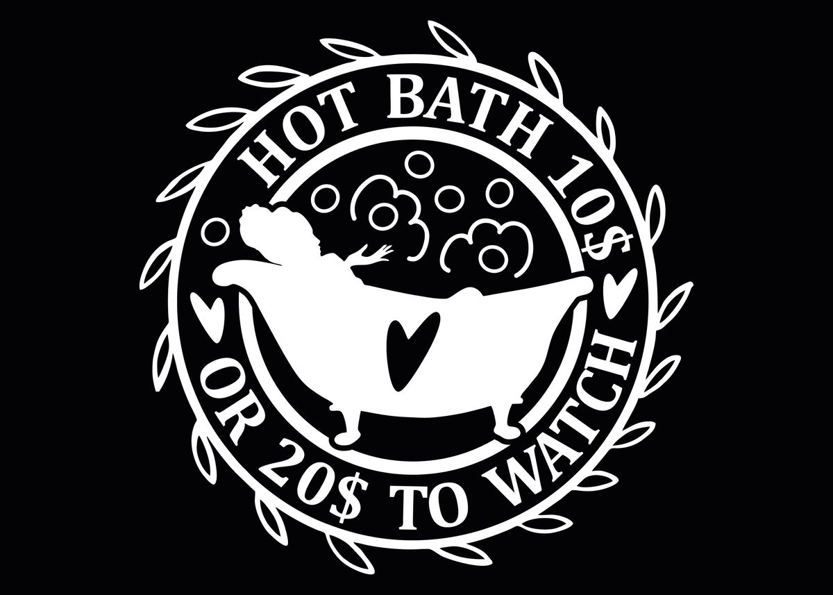 'Hot Bath Poster' Poster by Bombdesign | Displate