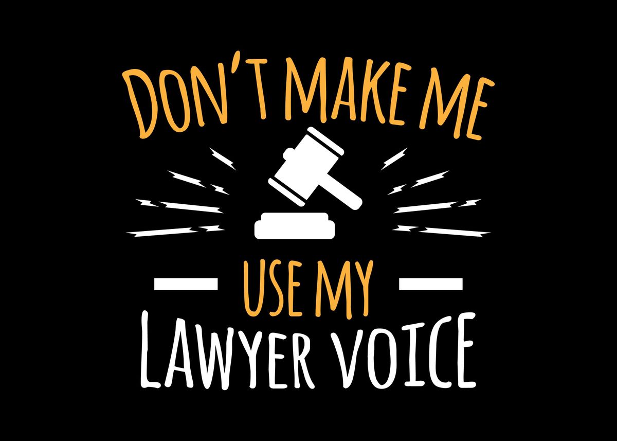'Lawyer Law' Poster, picture, metal print, paint by Sebastian Wünsche ...