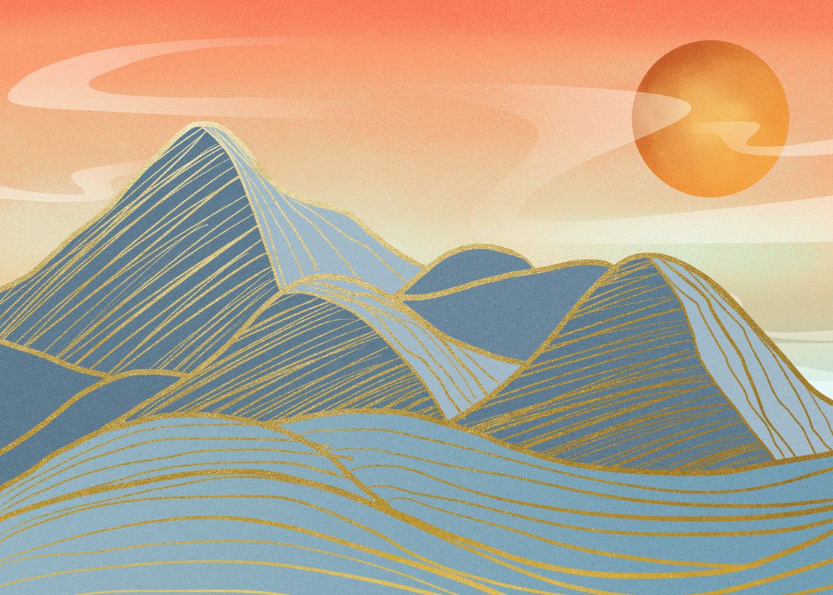 'Mountain Adventure' Poster, picture, metal print, paint by Fanatics ...