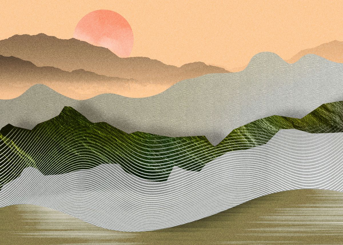 'Mountain Adventure' Poster by Fanatics Art | Displate