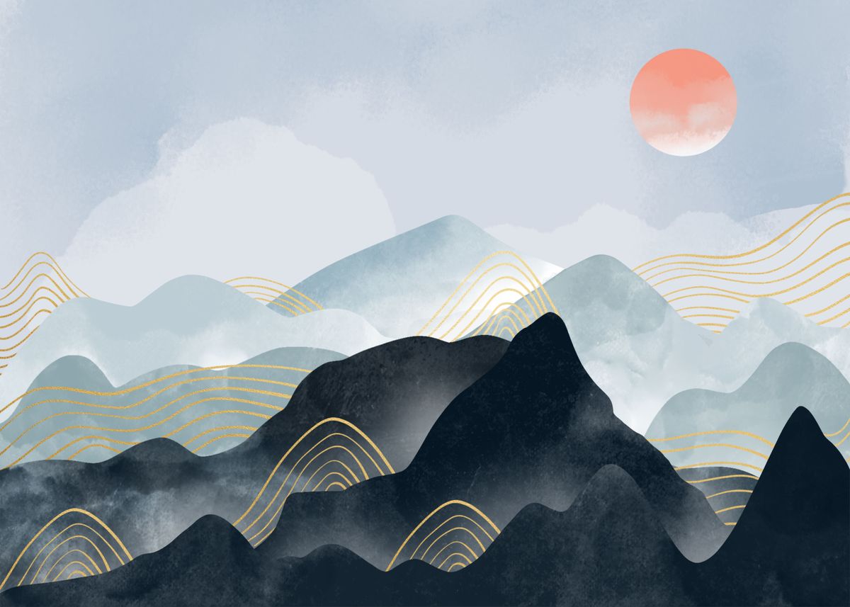 'Mountain Adventure' Poster, picture, metal print, paint by Fanatics ...