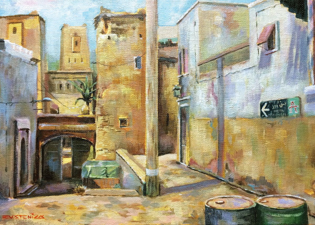 'Mid Dust 2' Poster, picture, metal print, paint by rustenico | Displate