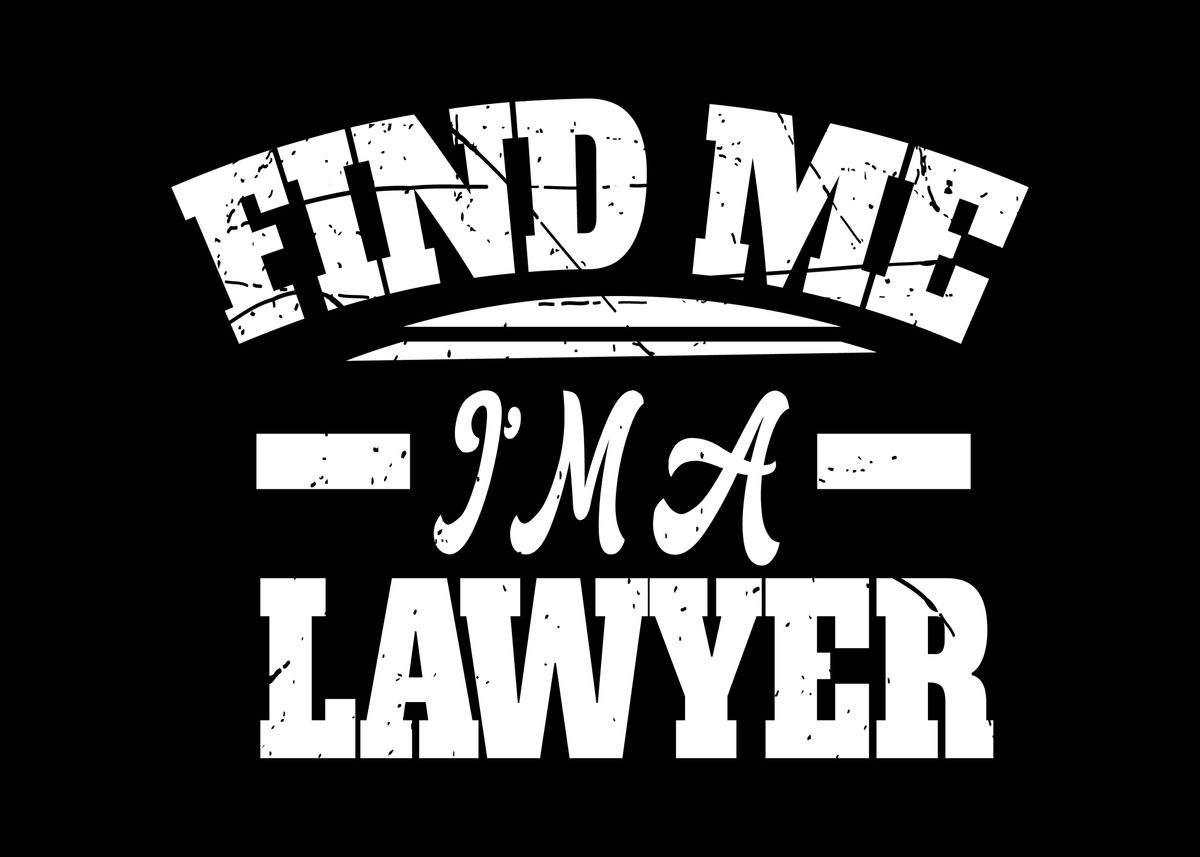 'Lawyer Law' Poster, picture, metal print, paint by Sebastian Wünsche ...