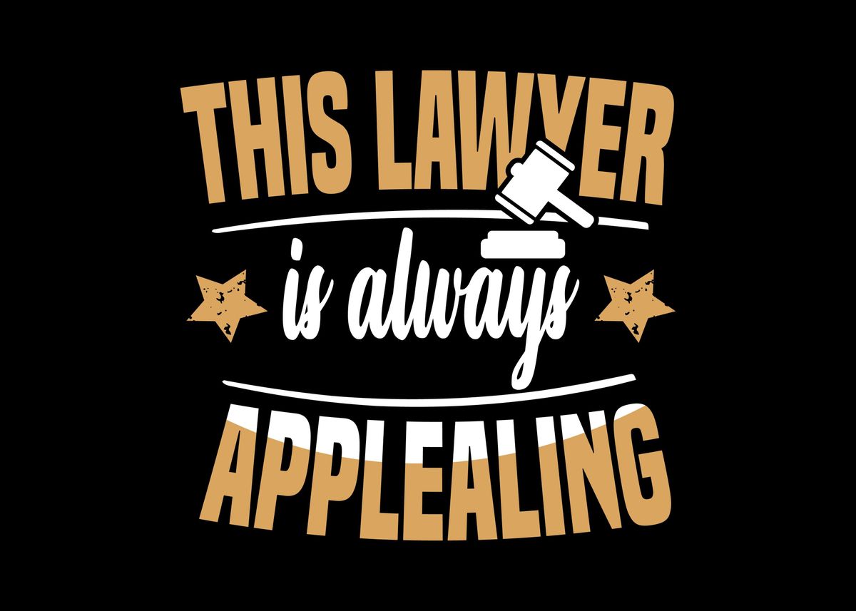 'Lawyer Law' Poster, picture, metal print, paint by Sebastian Wünsche ...