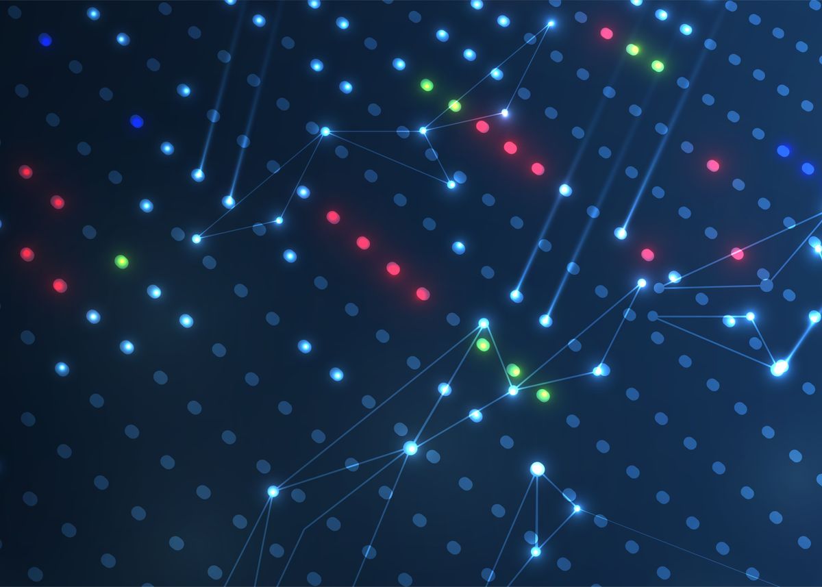 'Technology background' Poster, picture, metal print, paint by Vs 1489 ...