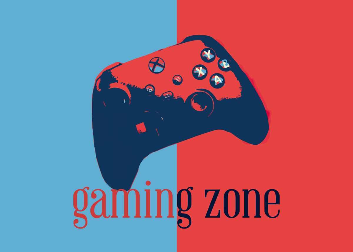 'Gaming Zone' Poster by Nguyen Thu | Displate