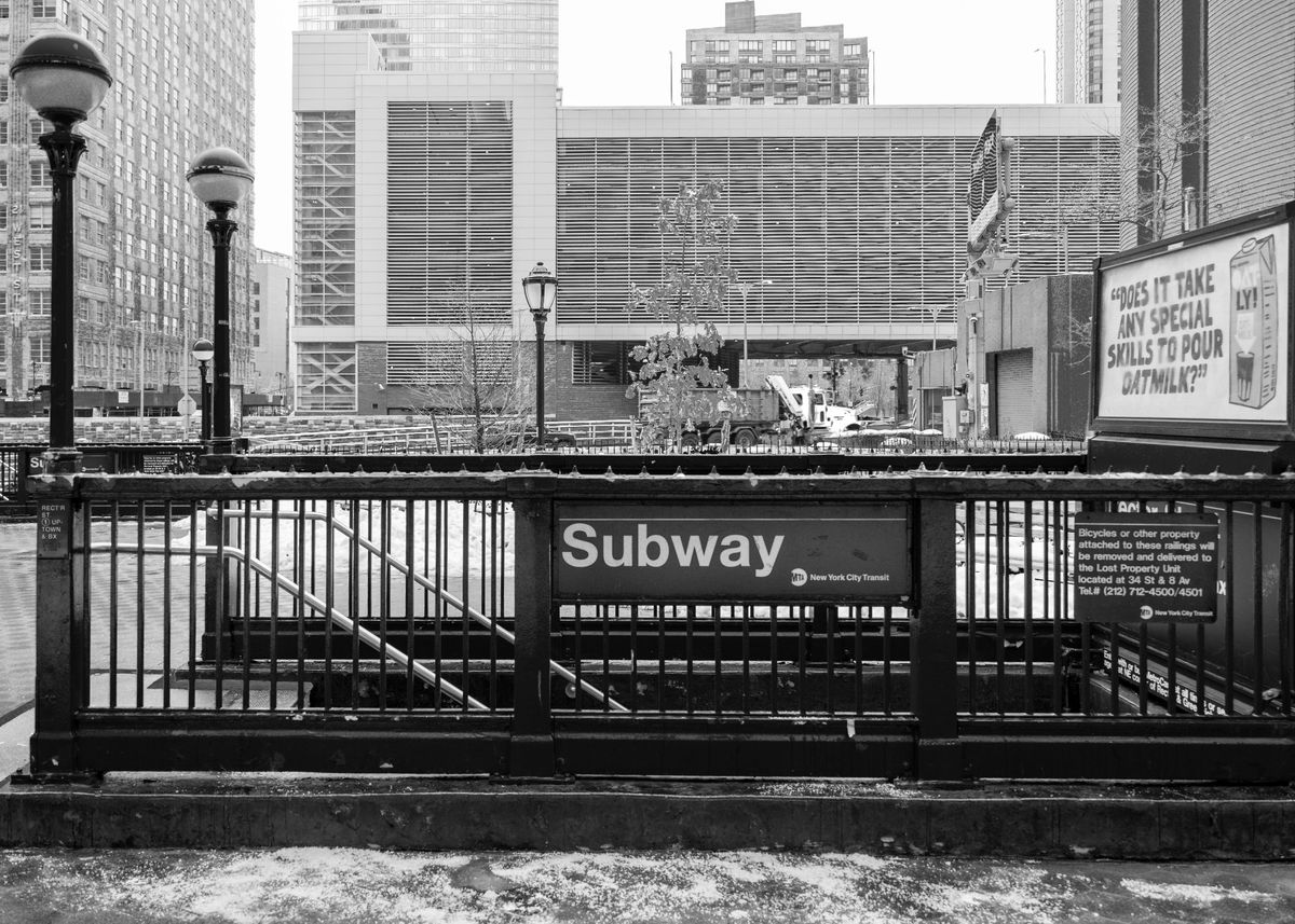 'NYC Subway Stop' Poster by anthony Londer | Displate
