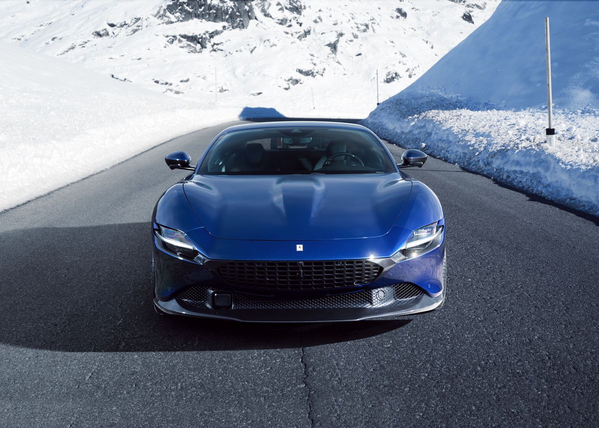 'Ferrari Roma' Poster by Supercar Blonde | Displate