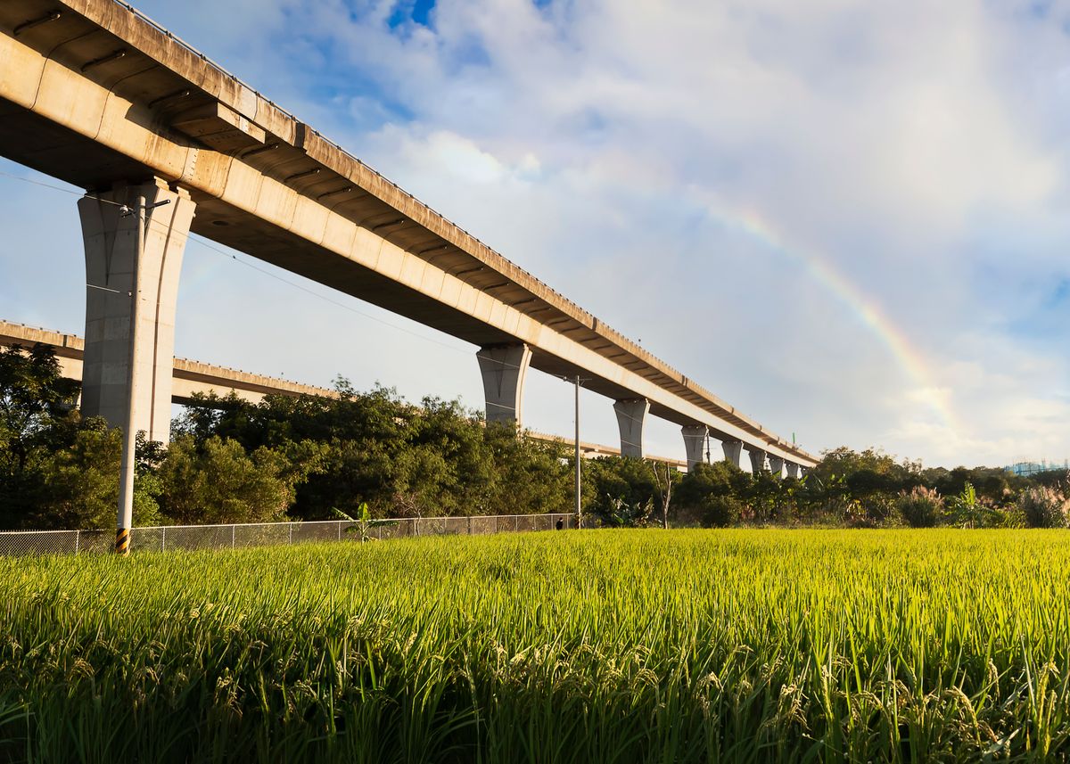 'Rainbow Bridge' Poster, picture, metal print, paint by HanPing Tseng ...