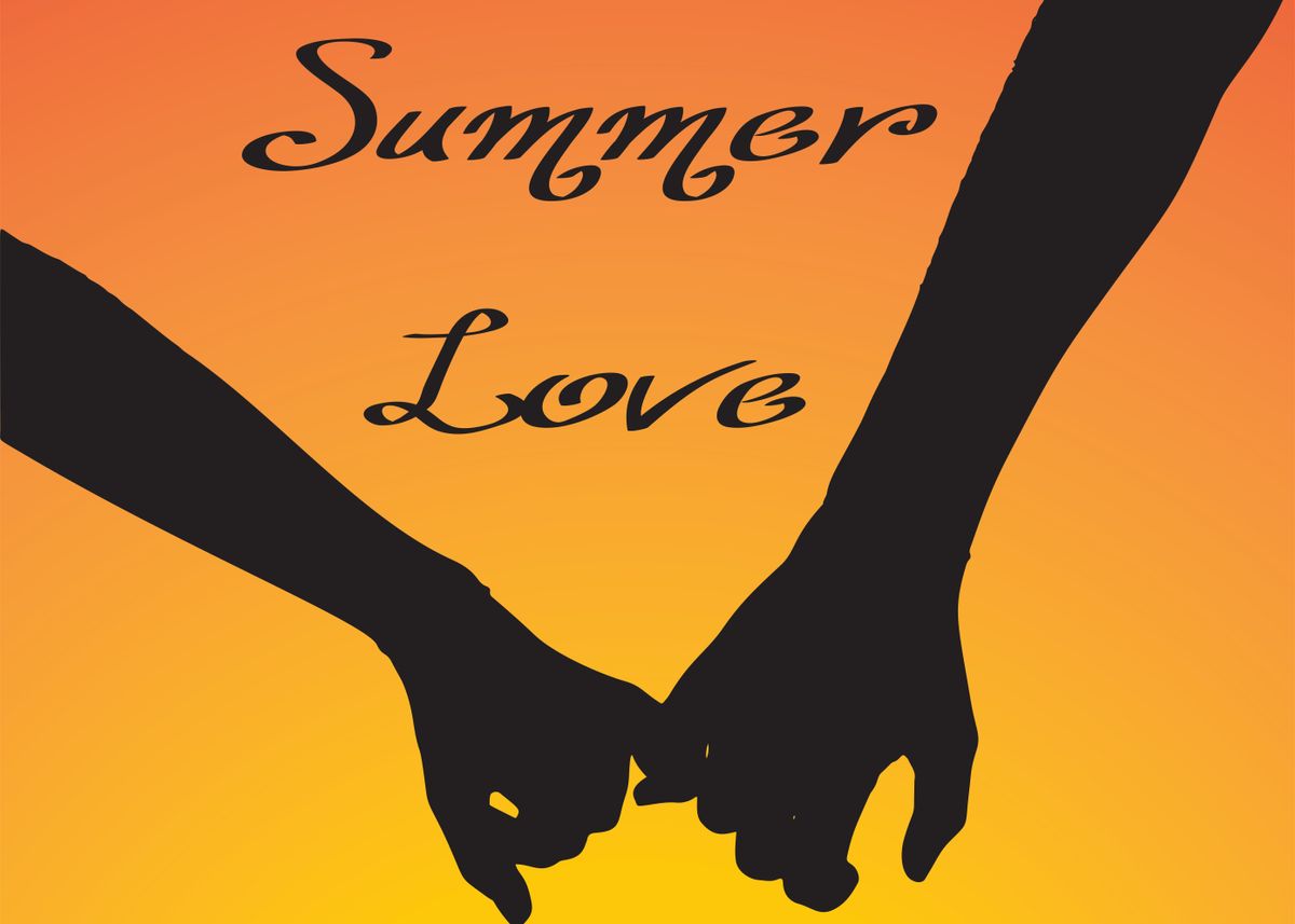 'Summer love' Poster by Brian Grimmer | Displate