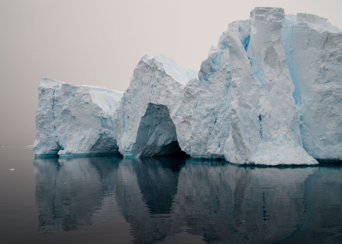 'Ice Shelf of Antarctica' Poster by Artistic Prints | Displate