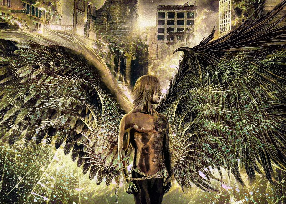 'Good and Evil' Poster by Diego Gedoz de Souza | Displate