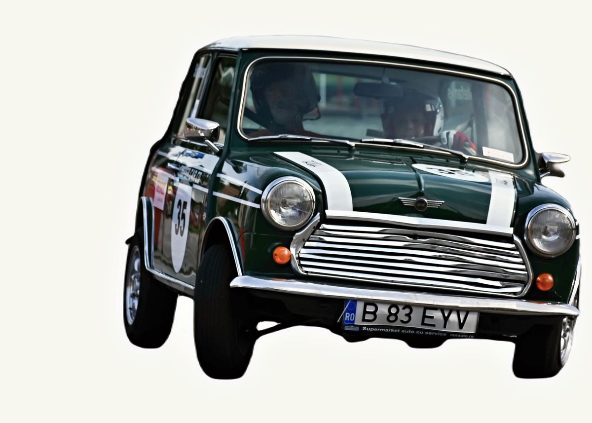 'Rally Mini Cooper' Poster, picture, metal print, paint by ...