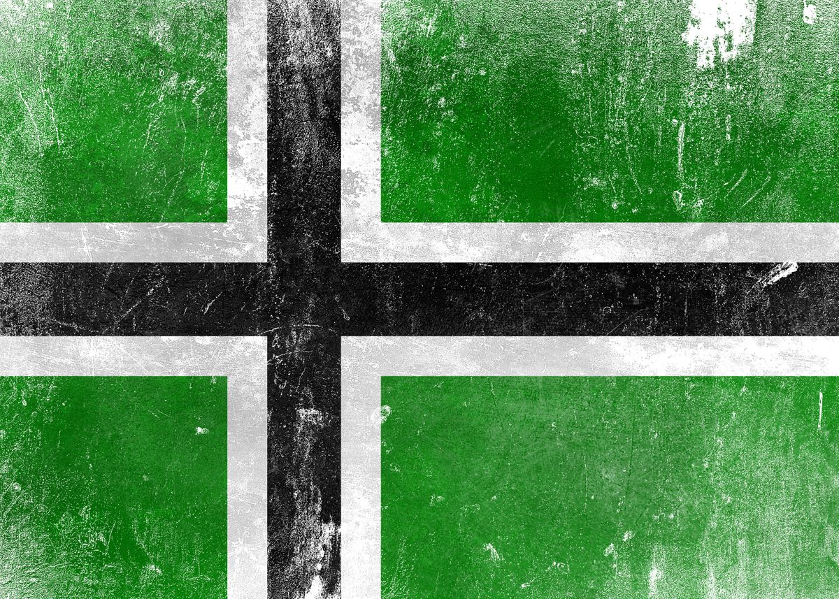 'Vinland Flag ' Poster, picture, metal print, paint by Dalibor Novak ...