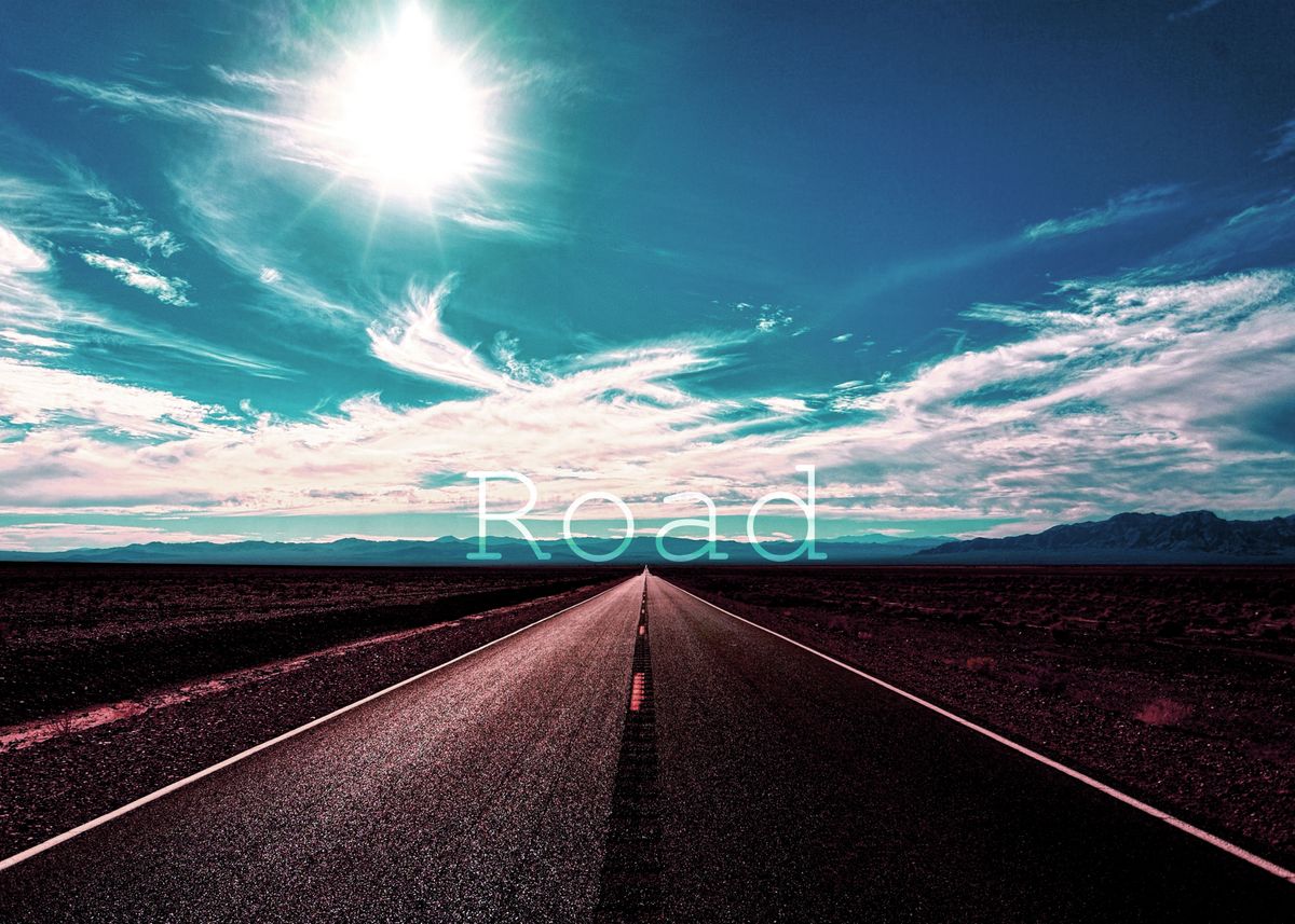 'Road' Poster, picture, metal print, paint by berry nguyen | Displate
