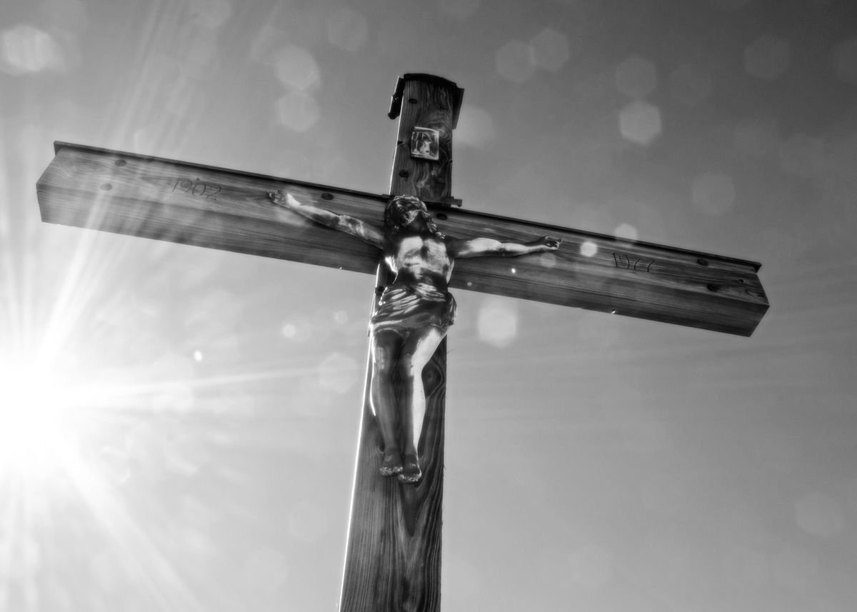 'A Christian Cross ' Poster, picture, metal print, paint by Stephen ...